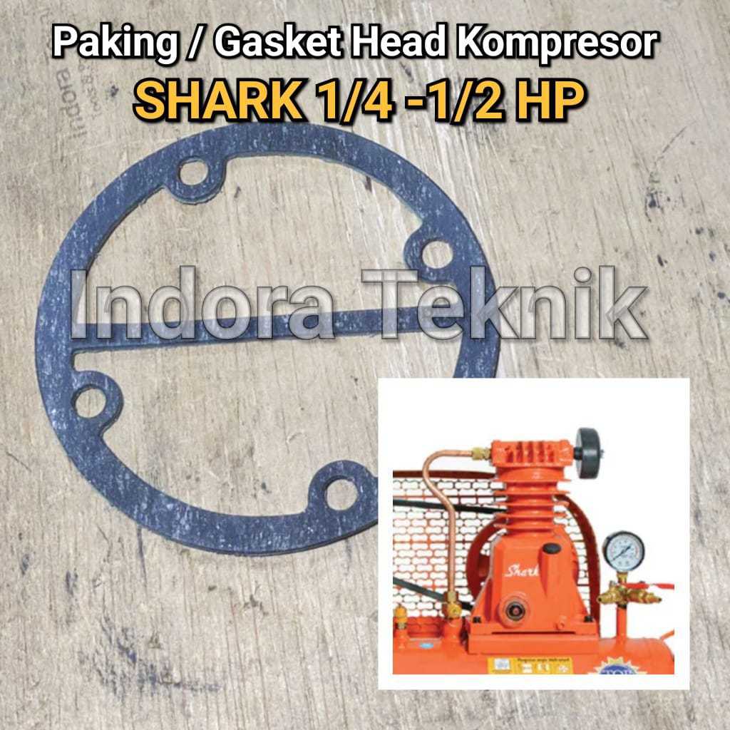 Shark Compressor Head Gasket / Gasket 1/4-1/2 HP New Model | Shopee ...