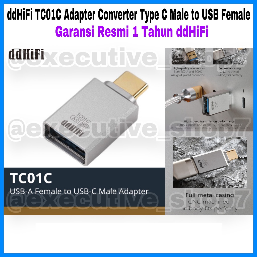 Ddhifi TC01C Adapter Converter Type C Male to USB Female | Shopee Malaysia