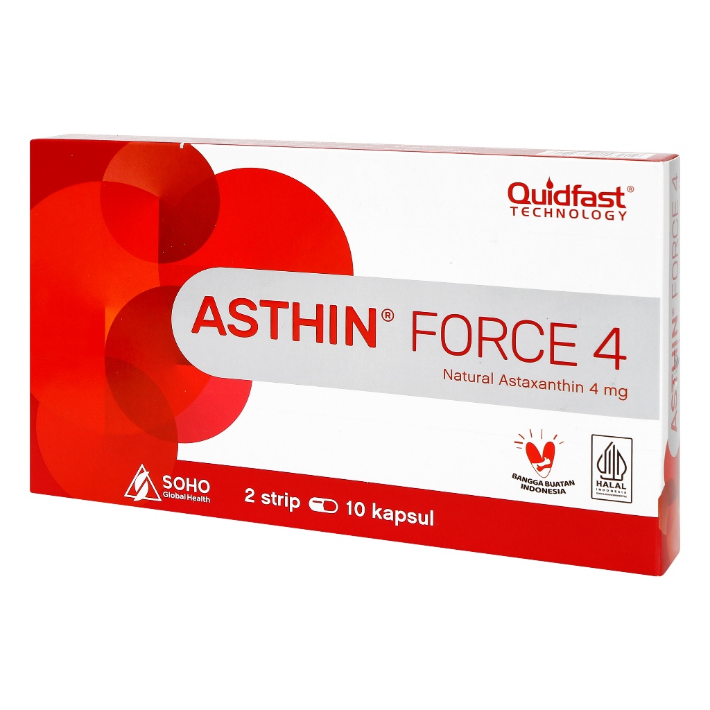 Asthin FORCE 4 MG | Astaxanthin Immune and Antioxidant Supplement ...