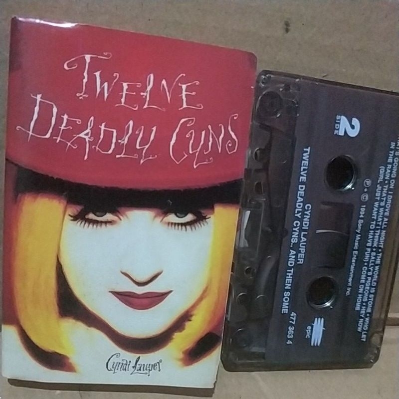 Cassette Tape Cyndi Lauper: Twelve Deadly Cynthia (Read Description ...