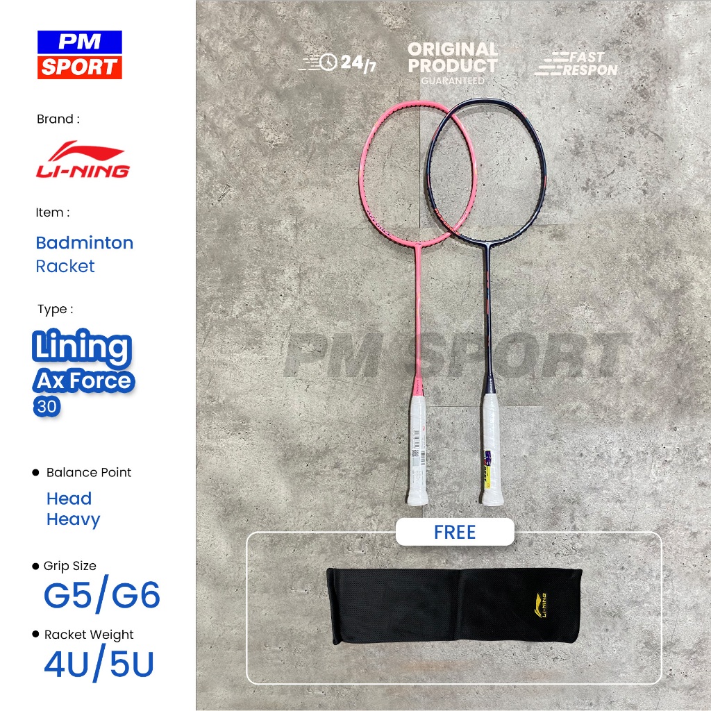 Lining AX FORCE 30 NEW 2025 ORIGINAL BADMINTON / BADMINTON RACKET ...