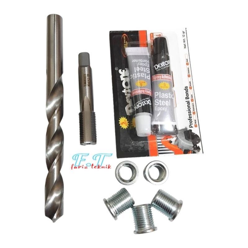 Complete package, just use the damaged dol spark plug thread repair ...