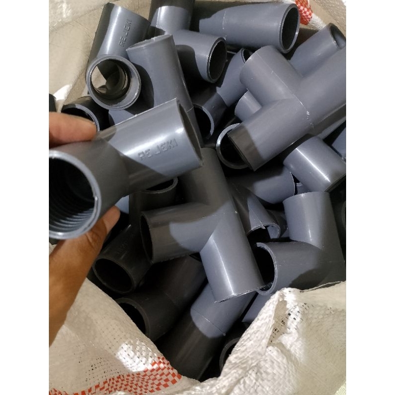 Tee PVC Pipe Connection 1" Shock 3Inch PVC Pipe Fittings | Shopee Malaysia