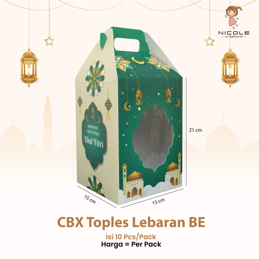 Eid BE Jar Cake Box / uk Eid Event Cookie Box 15x15x21 cm | Shopee Malaysia