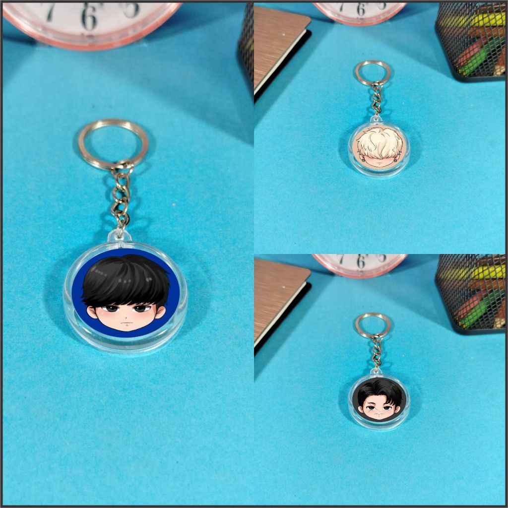 GANTUNGAN Mini Manhwa Lookism Keychain - Cute Park Hyungseok Keychain ...