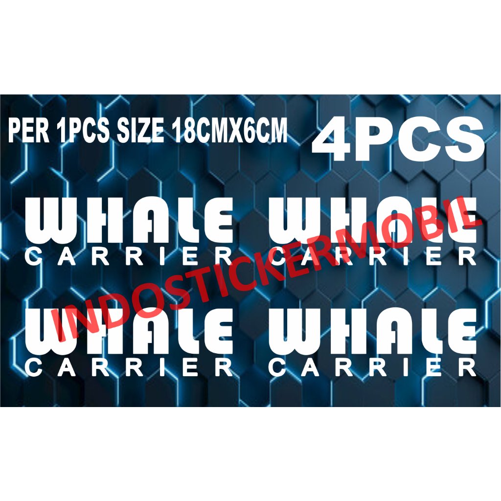 Cutting sticker whale carrier roof rack roof box car sticker whale ...