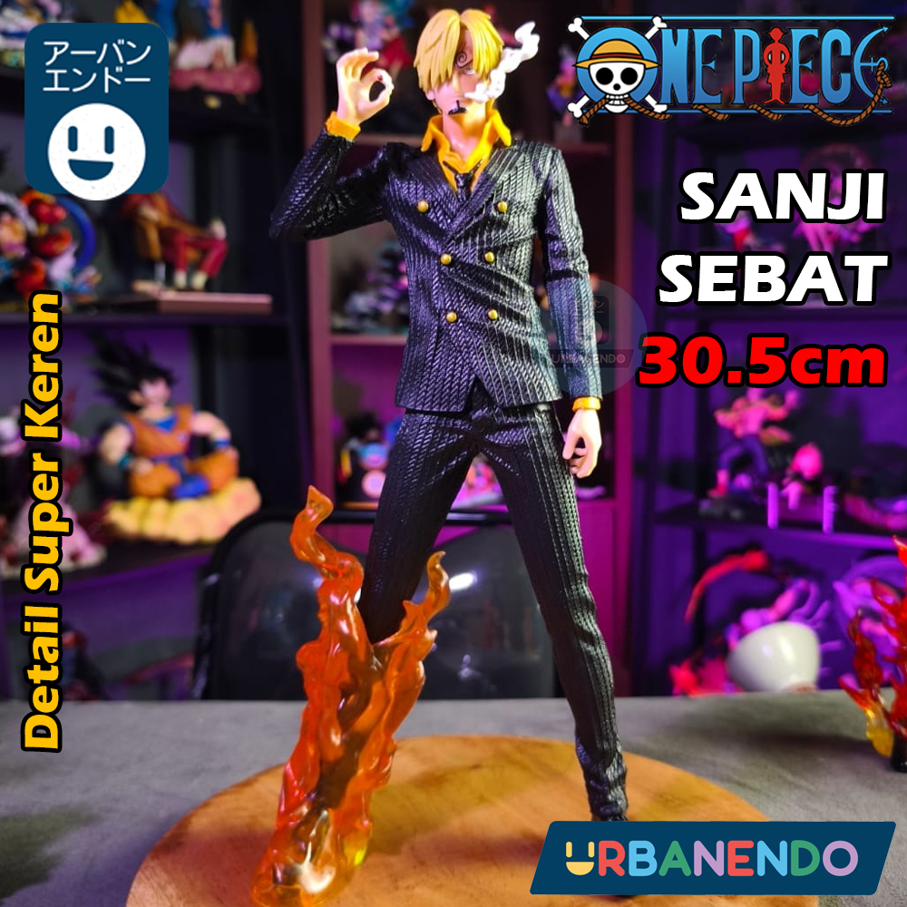 Standing Sanji Action Figure 30.5cm One Piece Statue Room Decoration ...