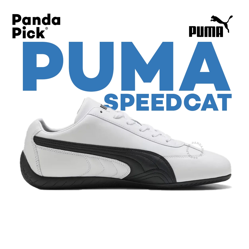 Puma Speedcat Og Leather White Black 100% Sneakers - PANDA PICK ...