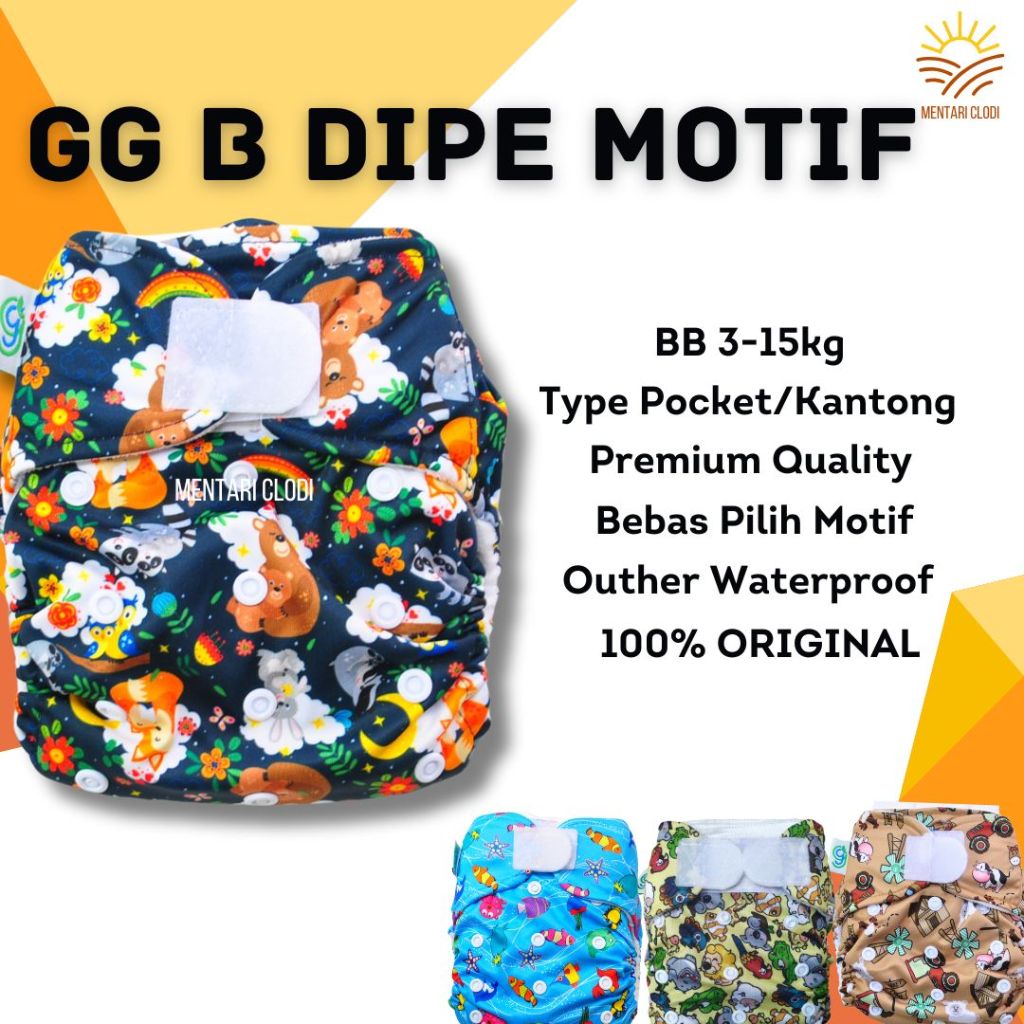 Clodi GG B Dipe/ Modern Cloth Diapers for Baby Children (3-15 kg ...