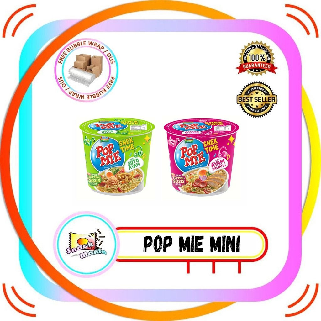 Pop Mie MINI Chicken Onion Flavor Glass Noodles | Soto Mi 40 gr Instant ...