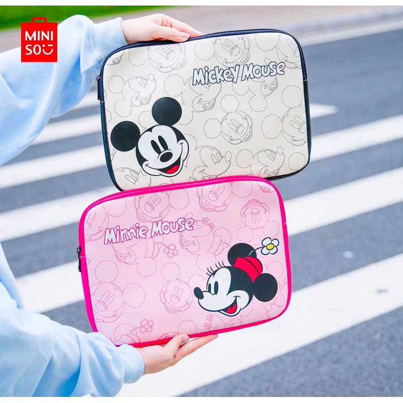 Miniso DISNEY LAPTOP CASE MICKEY MOUSE MINNIE PROTECTIVE LAPTOP BAG ...