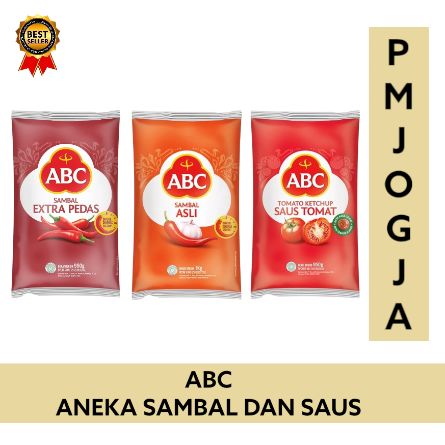ABC Chili Sauce Original Extra Spicy Tomato Sauce 950 grams 1 kg ...
