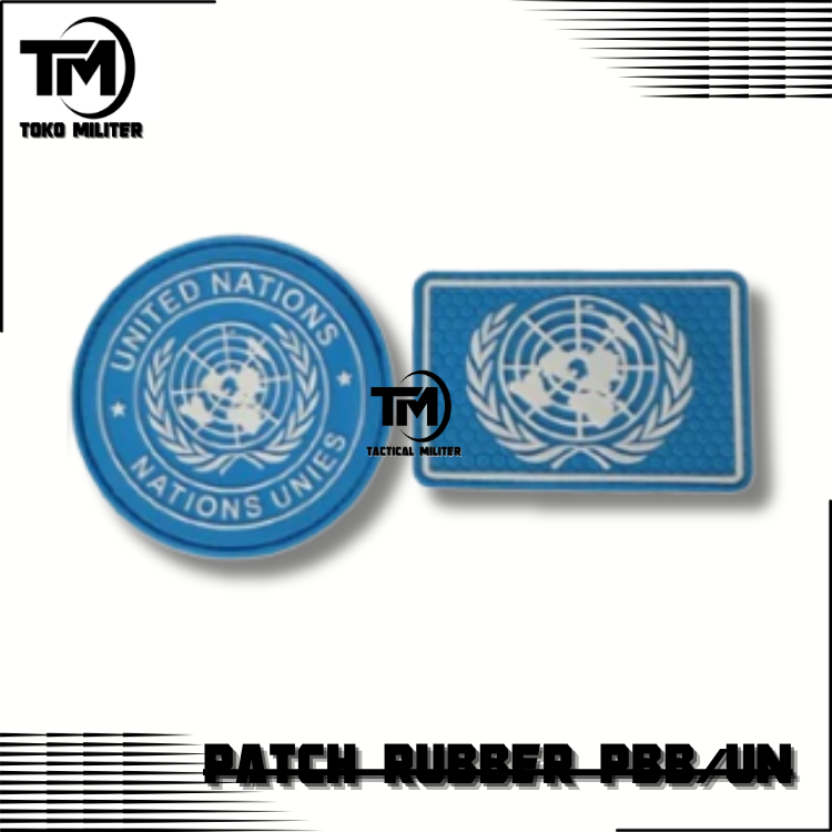 Pbb/un Logo Velcro Rubber Patch Rubber Patch | Shopee Malaysia