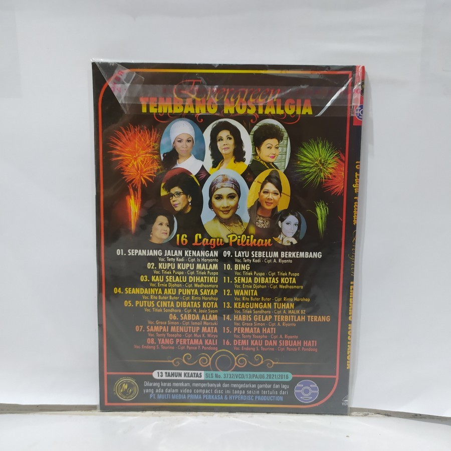 Original VCD 16 Songs Selected Nostalgic Songs | Shopee Malaysia