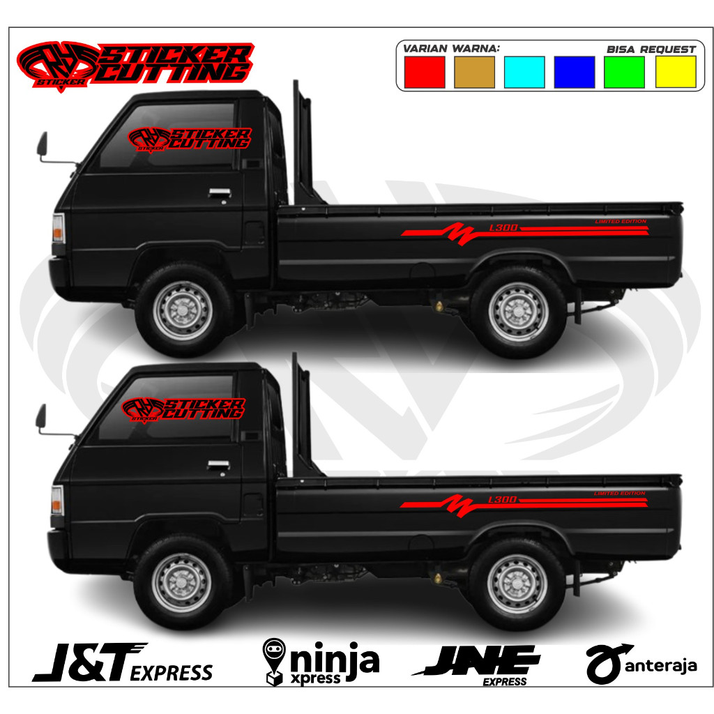 L300 pick up car sticker cutting sticker list for l300 car tub ...