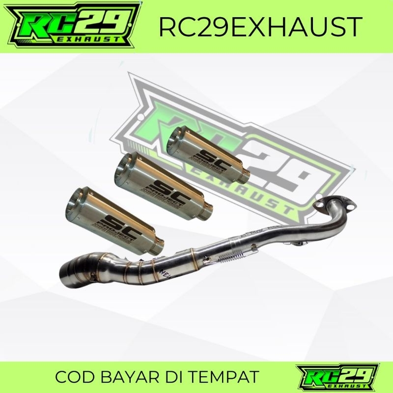 Racing EXHAUST SC PROJECT BEAT VARIO N-MAX PCX AEROX LEXI ADV GENIO ...