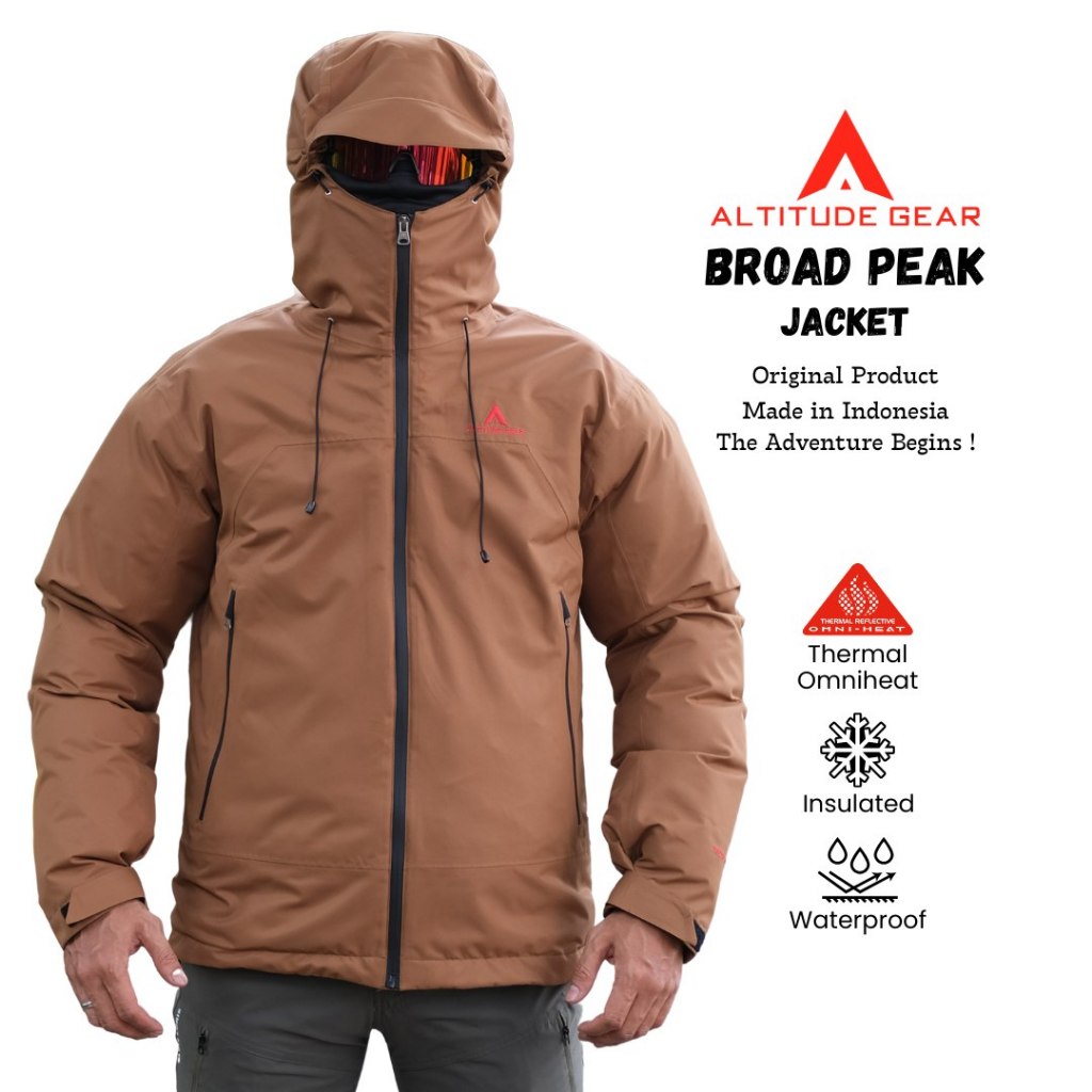 Altitude Gear Broad Peak Gorpcore Mountain Jacket Insulated Waterproof ...