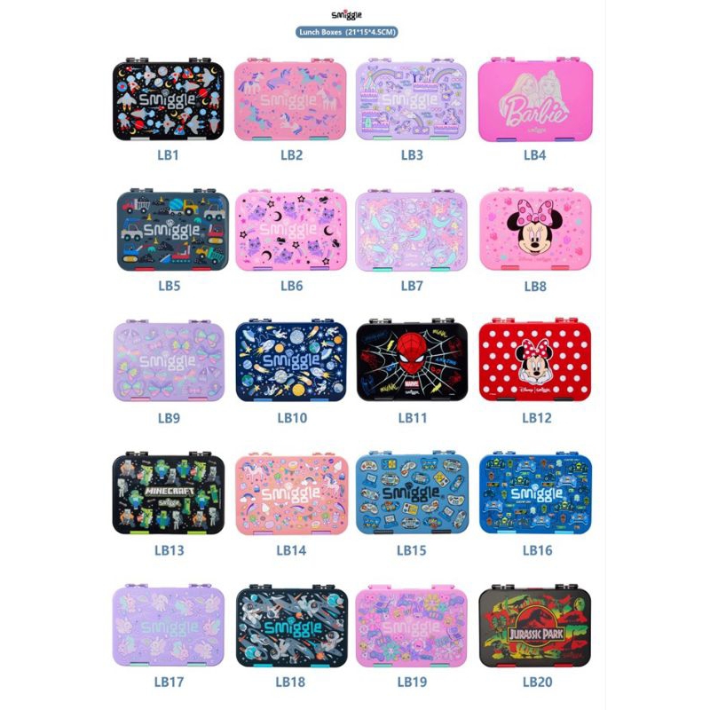 Smiggle Kids Lunchbox / Smiggle Lunch Bento Box / Happy Medium Bento ...