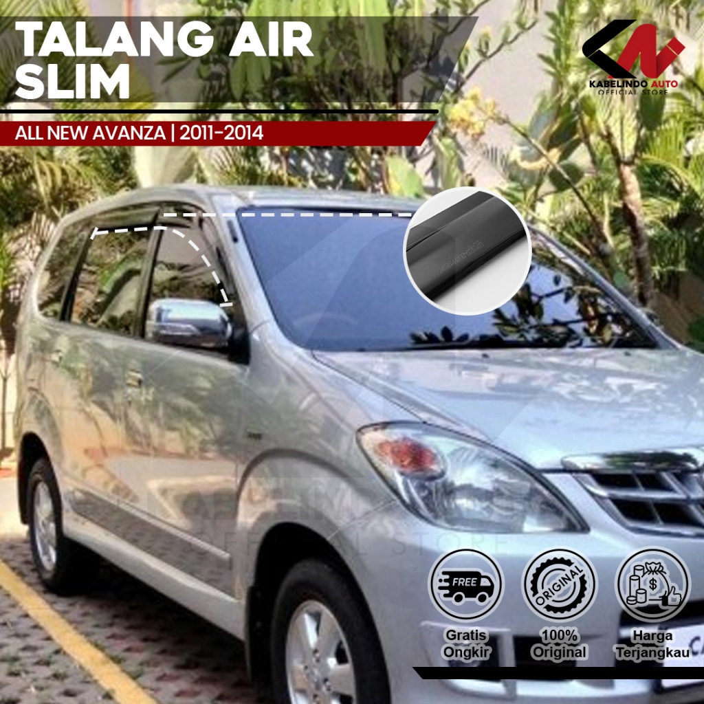 Toyota All New Avanza 2011 – 2014 Slim 4 Door Car Door Water Gutters ...