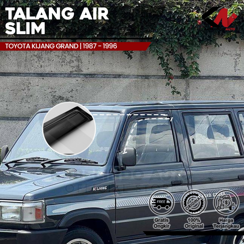 Toyota Kijang Grand Car Door Water Gutter, Slim 4 Door Model | Shopee ...