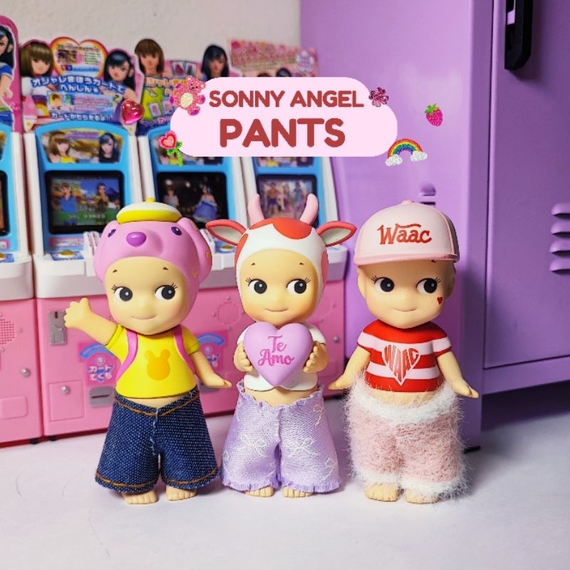 [PANTS ONLY] Sonny angel PANTS fluffy bow pink jeans | Shopee Malaysia