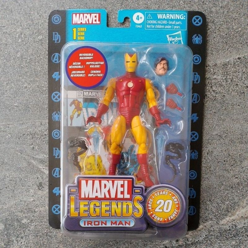 Marvel Legends Iron Man Retro Original Hasbro | Shopee Malaysia