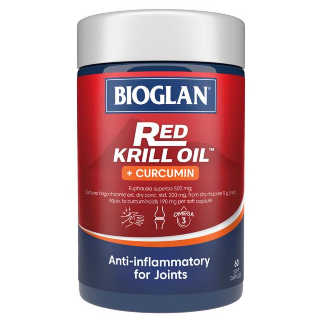 Bioglan Red Krill Oil + Curcumin 60 capsules | Bioglan RedKrill Oil ...