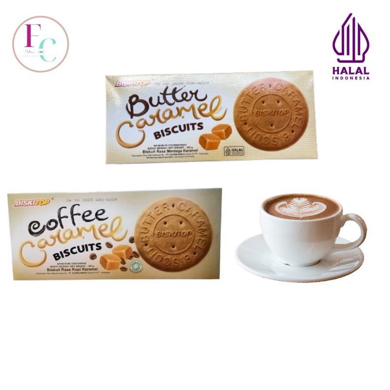Butter And Coffee Biscuits Crunchy With Caramel Box 100g | Shopee Malaysia
