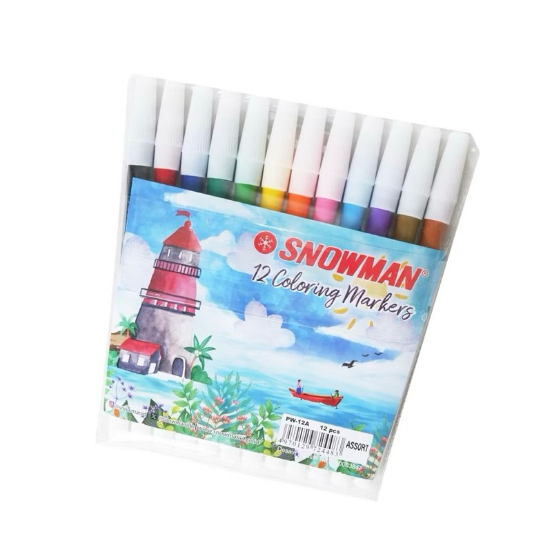 Snowman Color Markers for Coloring Drawing | Shopee Malaysia