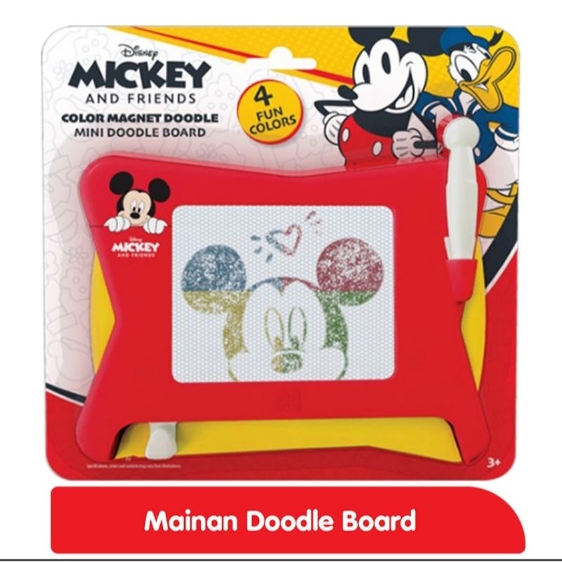 Color Doodle Magnet Mickey Mouse Doodle Magnetic Whiteboard | Shopee Malaysia