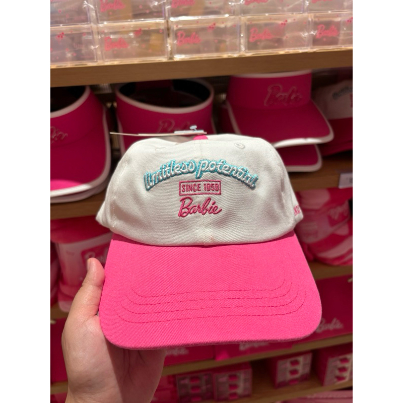 Miniso X BARBIE PINK WHITE HAT | Shopee Malaysia