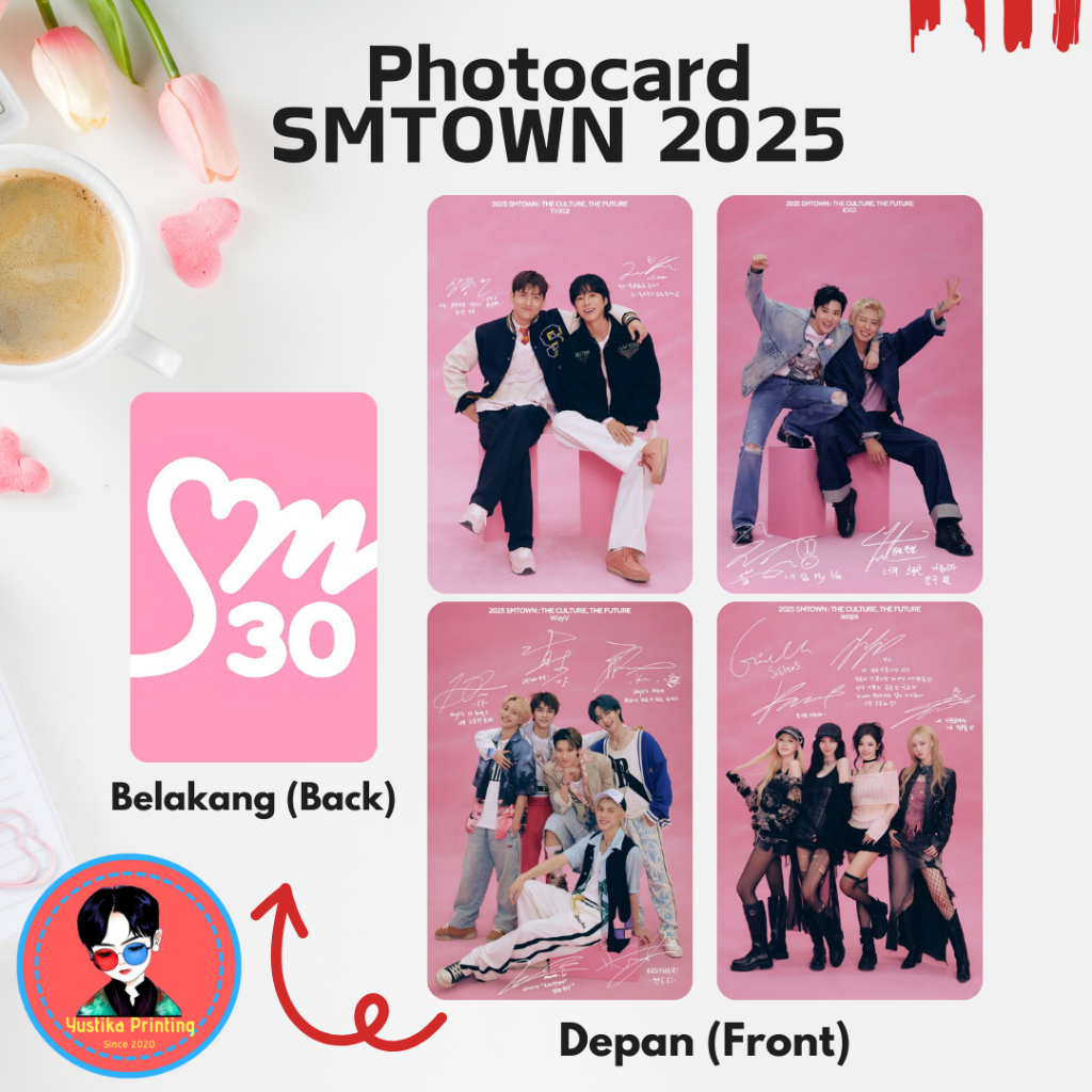 (ONE) Premium Photocard SMTOWN 2025 Aespa NCT Red Velvet Shinee SNSD Super Junior TVXQ Boa ...