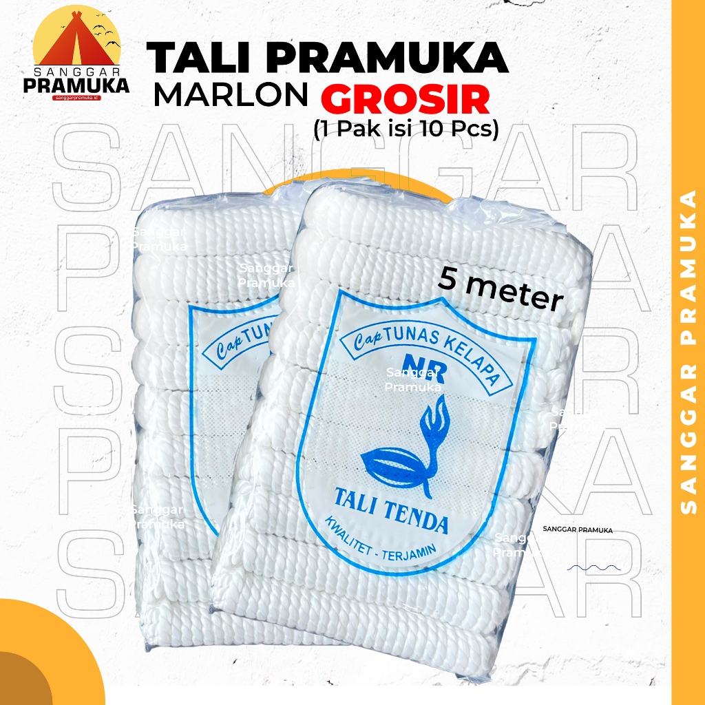 [1 Pack] 5 Meter Marlon Rope / 5 Meter Marlon Scout Rope / 5 Meter ...