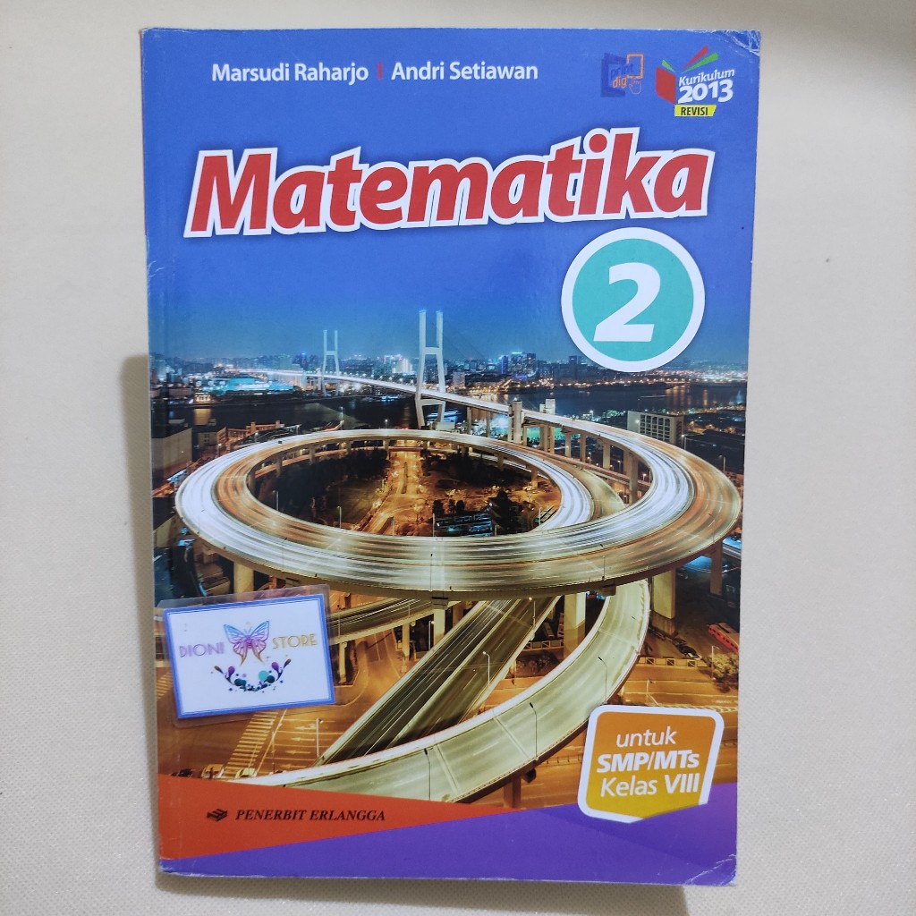 (ORIGINAL) Mathematics Book for SMP/MTS Class 2/VIII (Marsudi Raharjo ...
