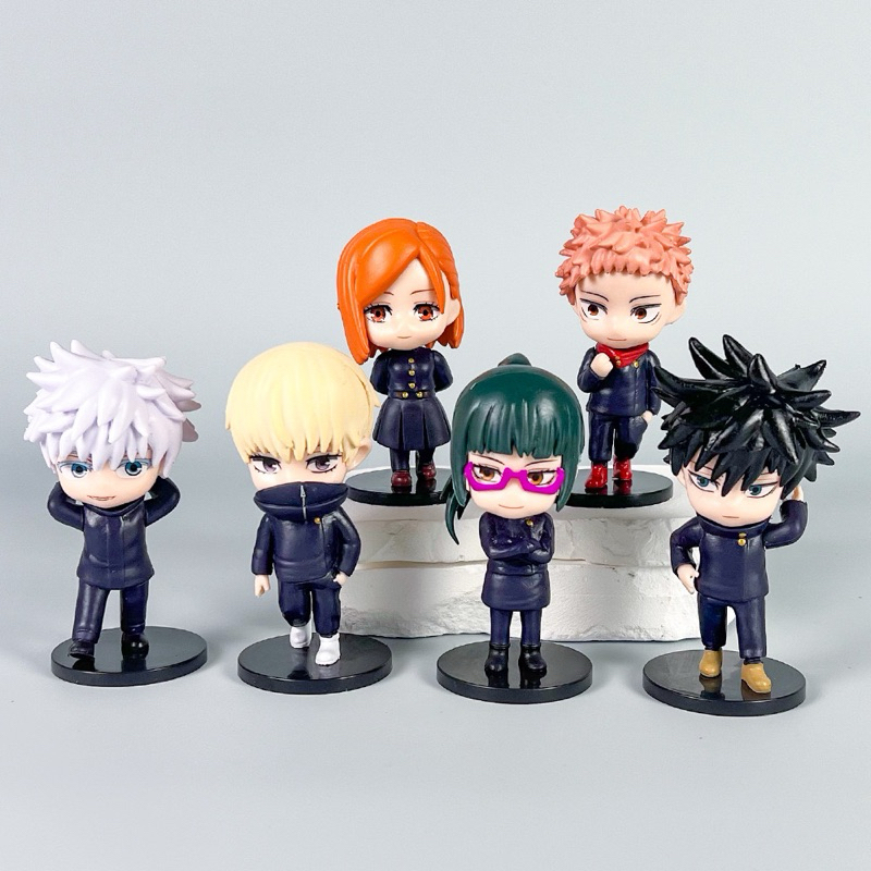 Jujutsu Kaisen CHILL Action Figure: Cute Kawaii Version - Yuji, Megumi ...