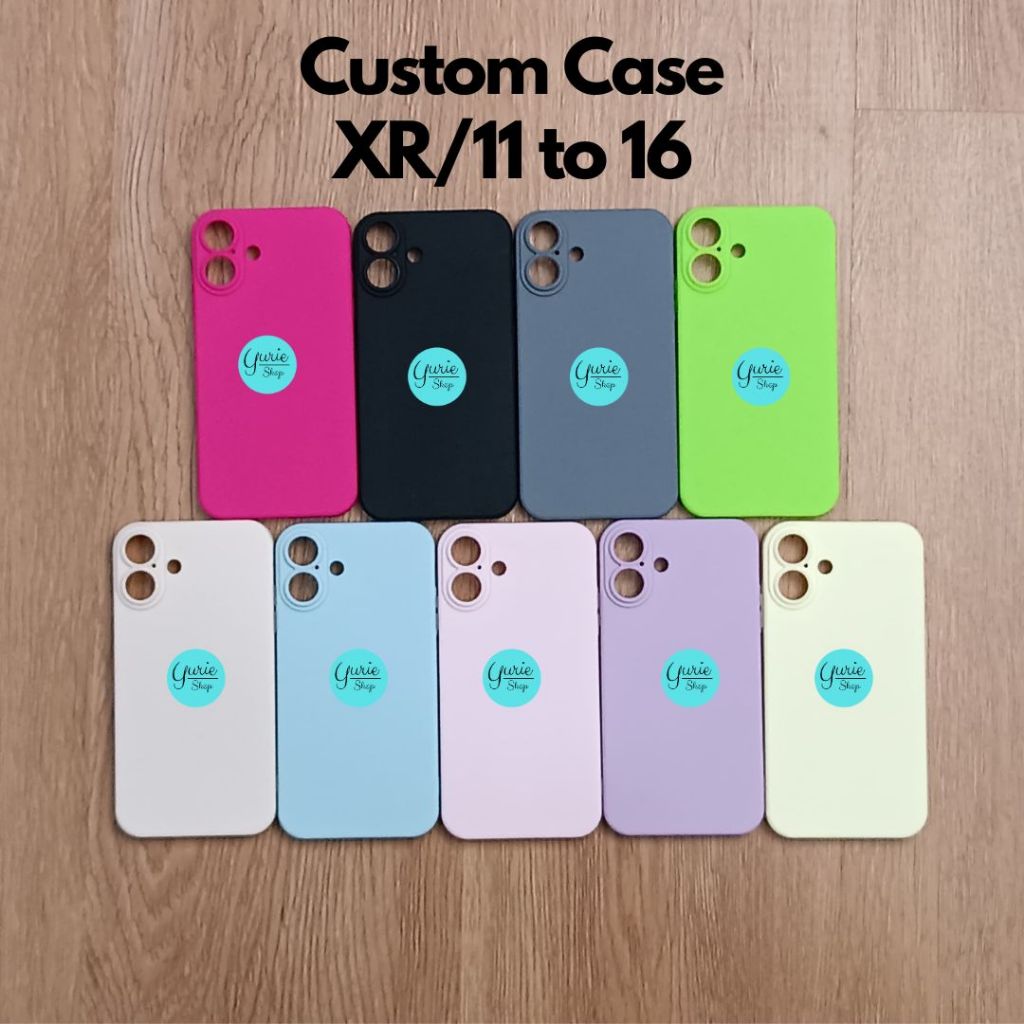 Custom Soft Case Silicone 田SOLID PASTEL 田 XR/11 to Series 16 (2 Cameras ...