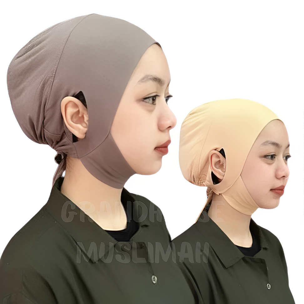 Chin Ciput Inner Chin Anti Budeg Hollow Ears Premium Rayon Material ...