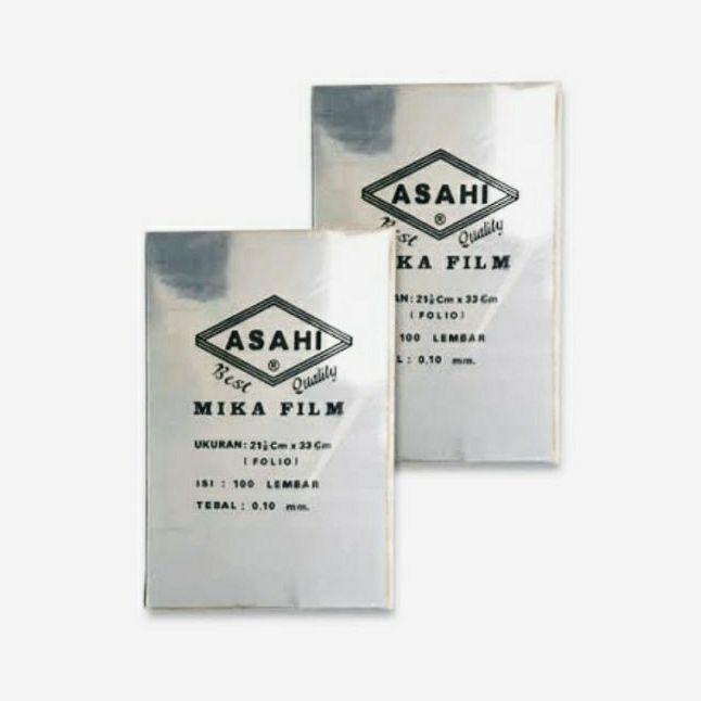 Asahi CLEAR MIKA COVER / PLASTIC VOLUMES FOLIO SIZE 0.10MM | Shopee ...