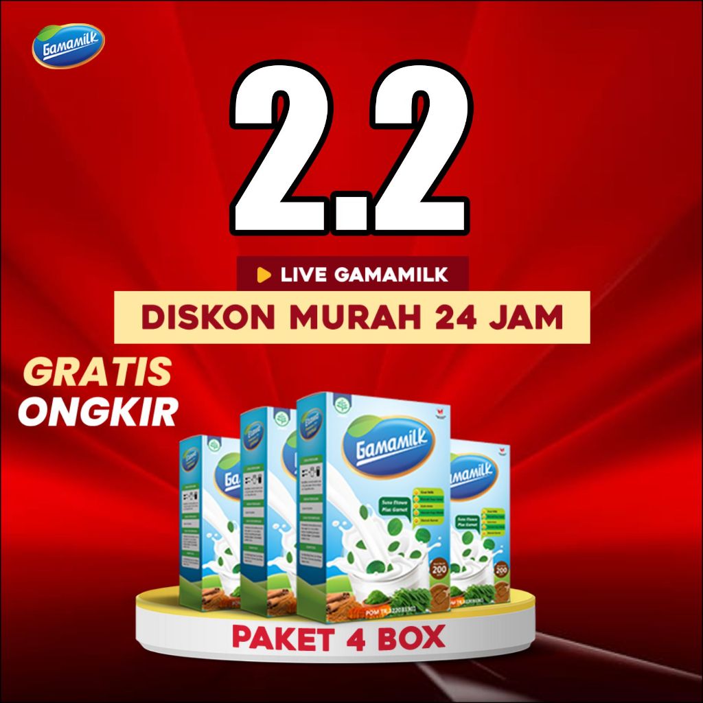 Gamamilk 4 BOX - ETAWA MILK Plus Gamat Extract | Shopee Malaysia