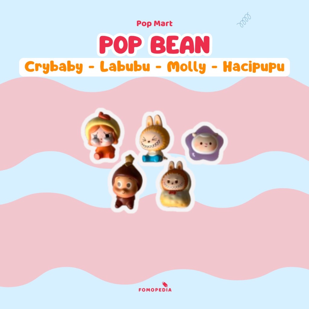 Pop BEAN LABUBU CRYBABY CNY CHINESE NEW YEAR EDITION ORIGINAL POP MART ...