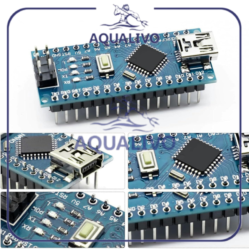Arduino NANO V3 CH340G 5V USB Compatible Board Microcontroller 16MHz ...