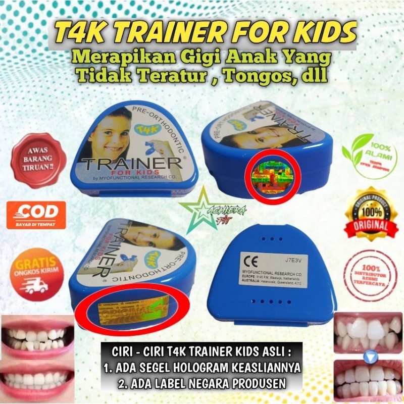 Original!! Ortho TEETH TRAINER KIDS T4K BEST CHILDREN'S TEETH REPAIRS ...