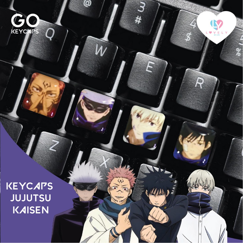 Jujutsu Kaisen PBT Keycaps | Go KEYCAPS | Shopee Malaysia