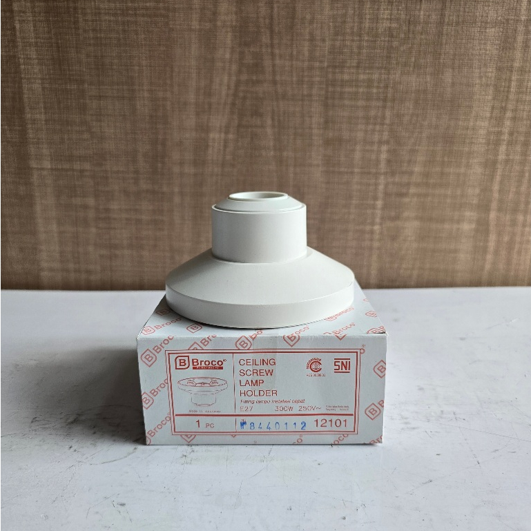 Broco Ceiling Screw Lamp Holder Lamp Fittings (12101) | Shopee Malaysia
