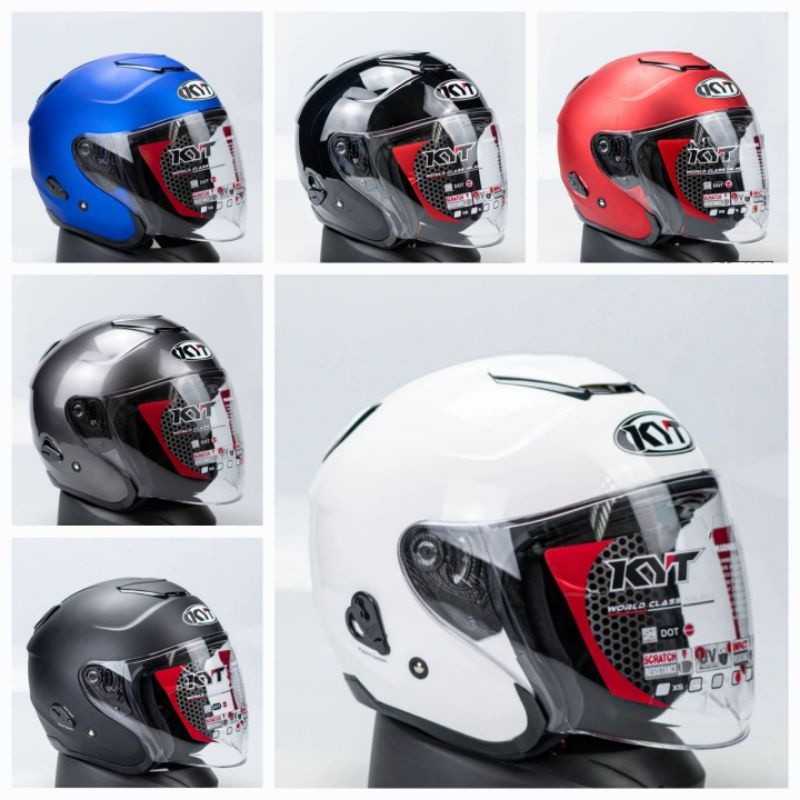 MERAH HITAM Kyt - KYOTO HELMET BRAND MLA, HNF, MVP,ACN Free Stickers ...