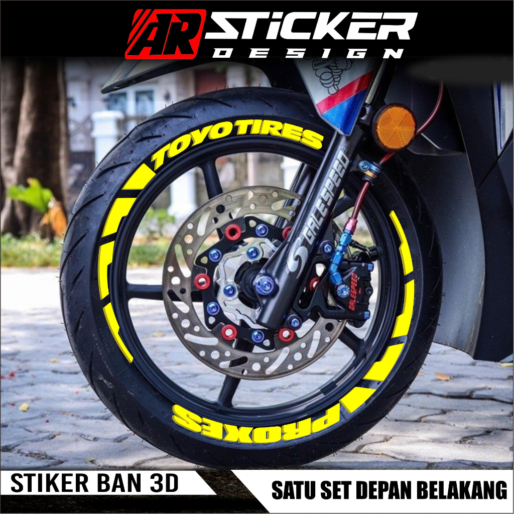 Tire Bomb Motorcycle Tire Font Sticker 3D Tire Sticker Toyo Tires Motif ...