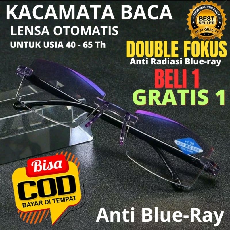 CAHAYA Buy 1 GET 1 FREE 2 in 1 Reading and Walking Glasses Anti ...