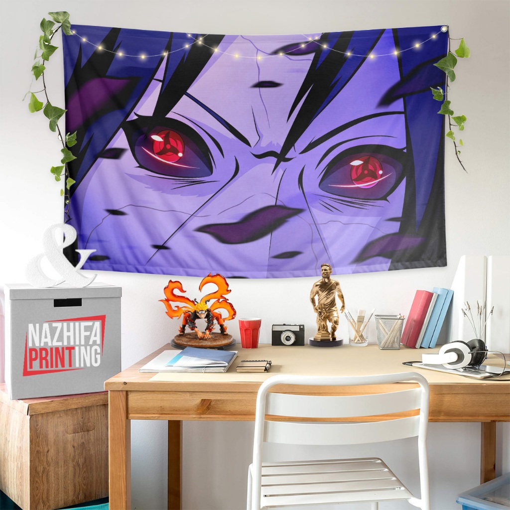 Nazhifa Printing - Uchiha Itachi Fabric Poster, Naruto (Banner, Banner ...