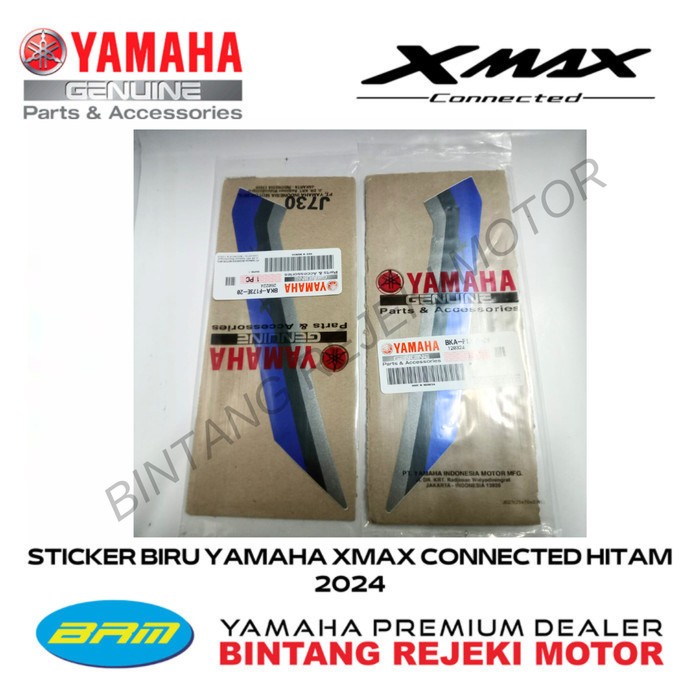 YAMAHA XMAX CONNECTED BLACK BLUE STICKER 2024 | Shopee Malaysia