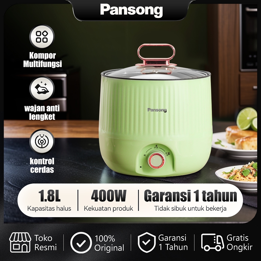 Pansong Electric pan Rice Cooker Mini 1.8L Smart/Dorm/Student Electric ...